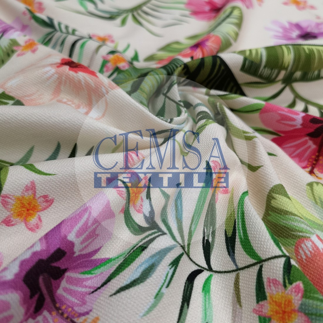 Cemsa Textile | Pique Fabric 95% Cotton 5% Ea | 85390_V1 - PF_85390_V1